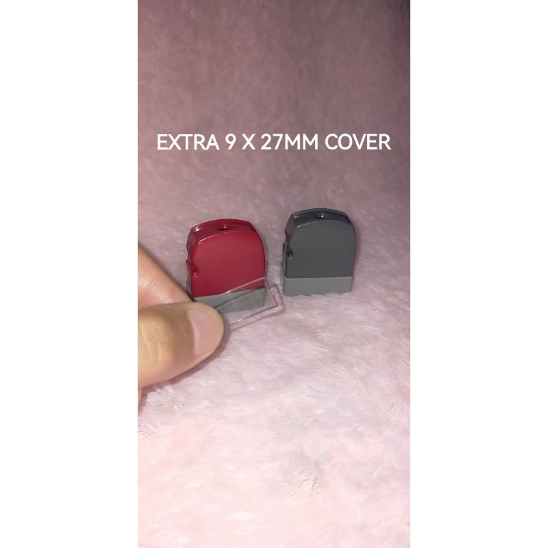 Extra Case Plastic Cover and keychain for self inking stamp | Shopee ...