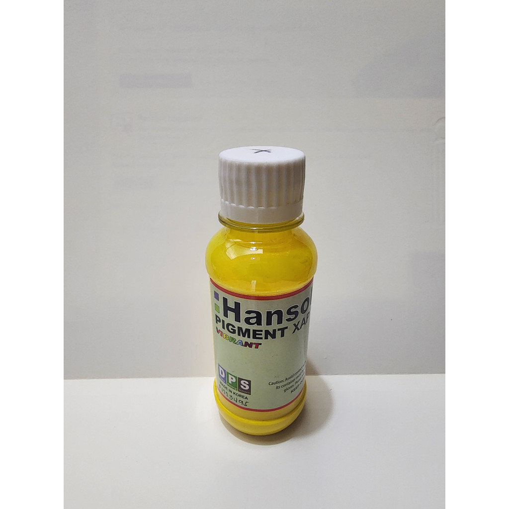 Hansol Pigment Ink 100ml Black Cyan Magenta Yellow (Made in Korea ...