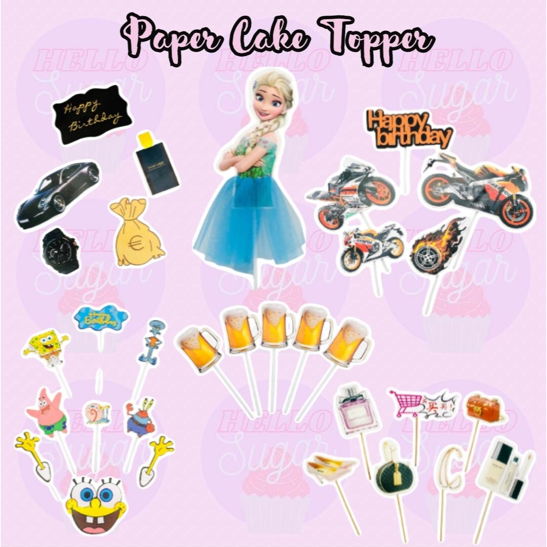 Paper Topper - Assorted Designs | Shopee Philippines