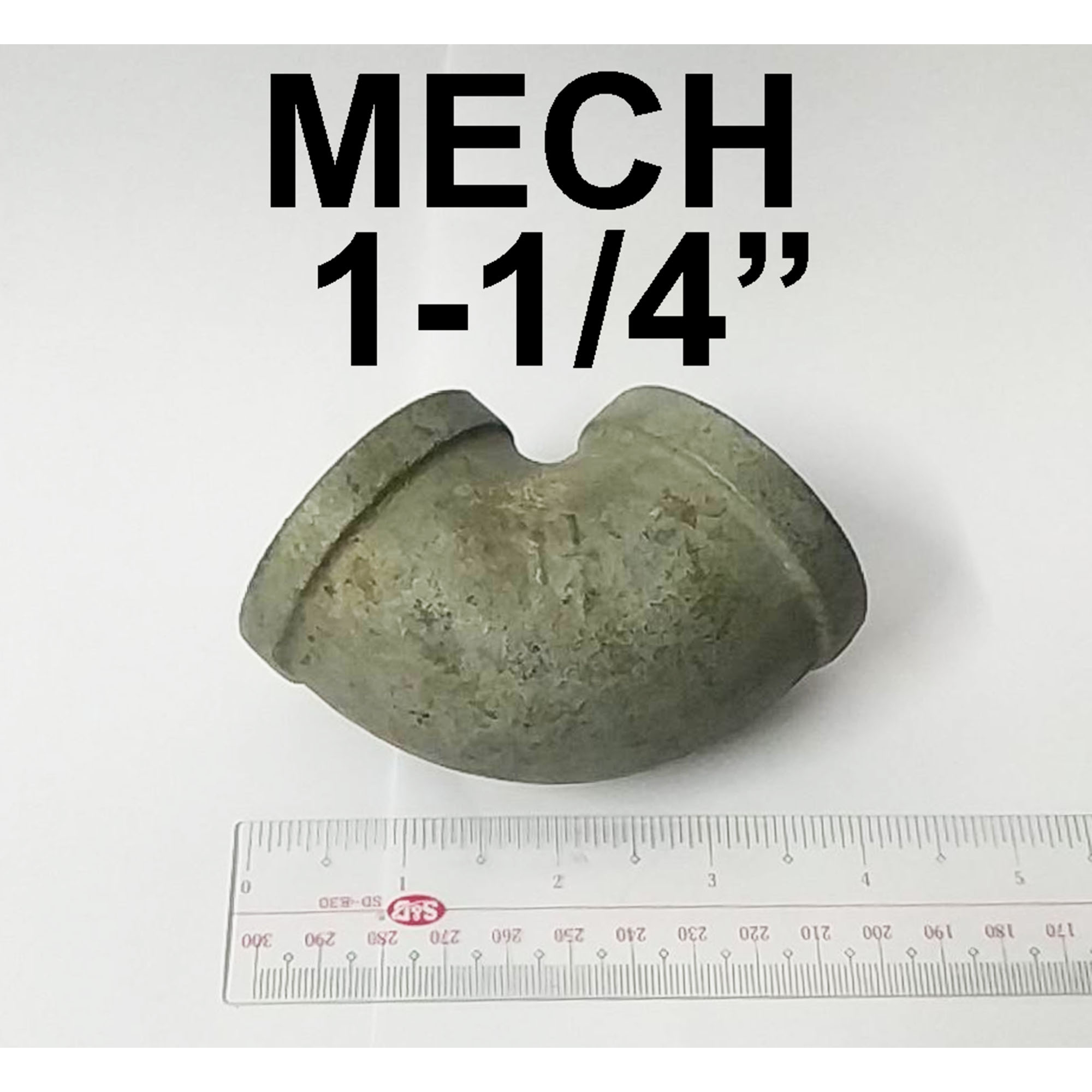 MECH GI ELBOW 1-1/4" X 90° SCH40 STANDARD THREADED SCREW TYPE MALLEABLE ...