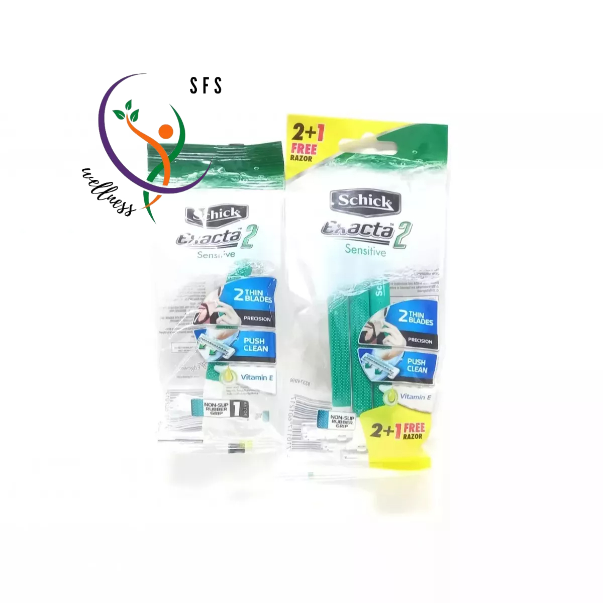 Schick® Exacta™ 2 Sensitive Razor (Green) | Shopee Philippines