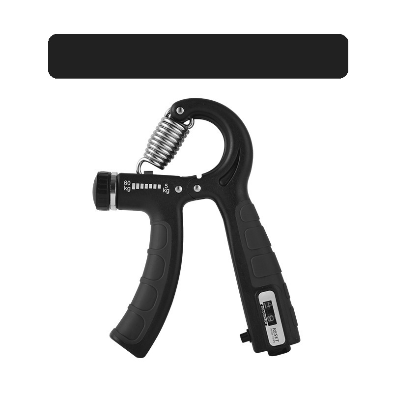 5-60kg R-Shape Adjustable Countable hand Grip Strength Exercise Muscle ...