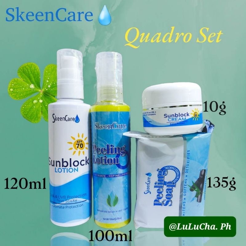 Skeencare Peeling Lotion Set,Sunblock Lotion,Sunblock Cream,Peeling ...