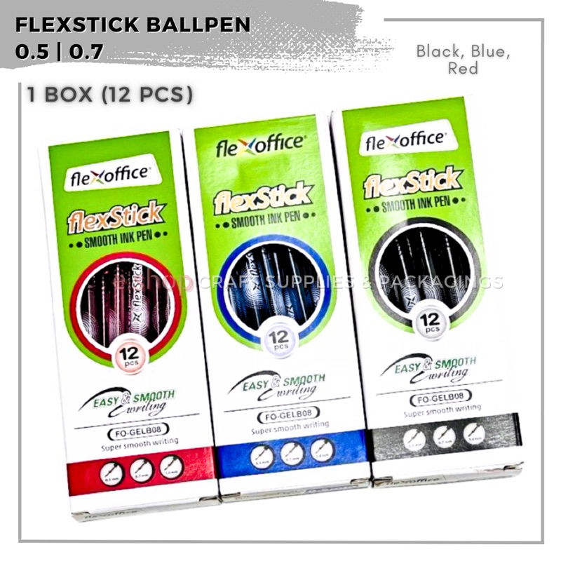 FLEXOFFICE Flexstick Ballpen 1 BOX (12pcs) | Shopee Philippines