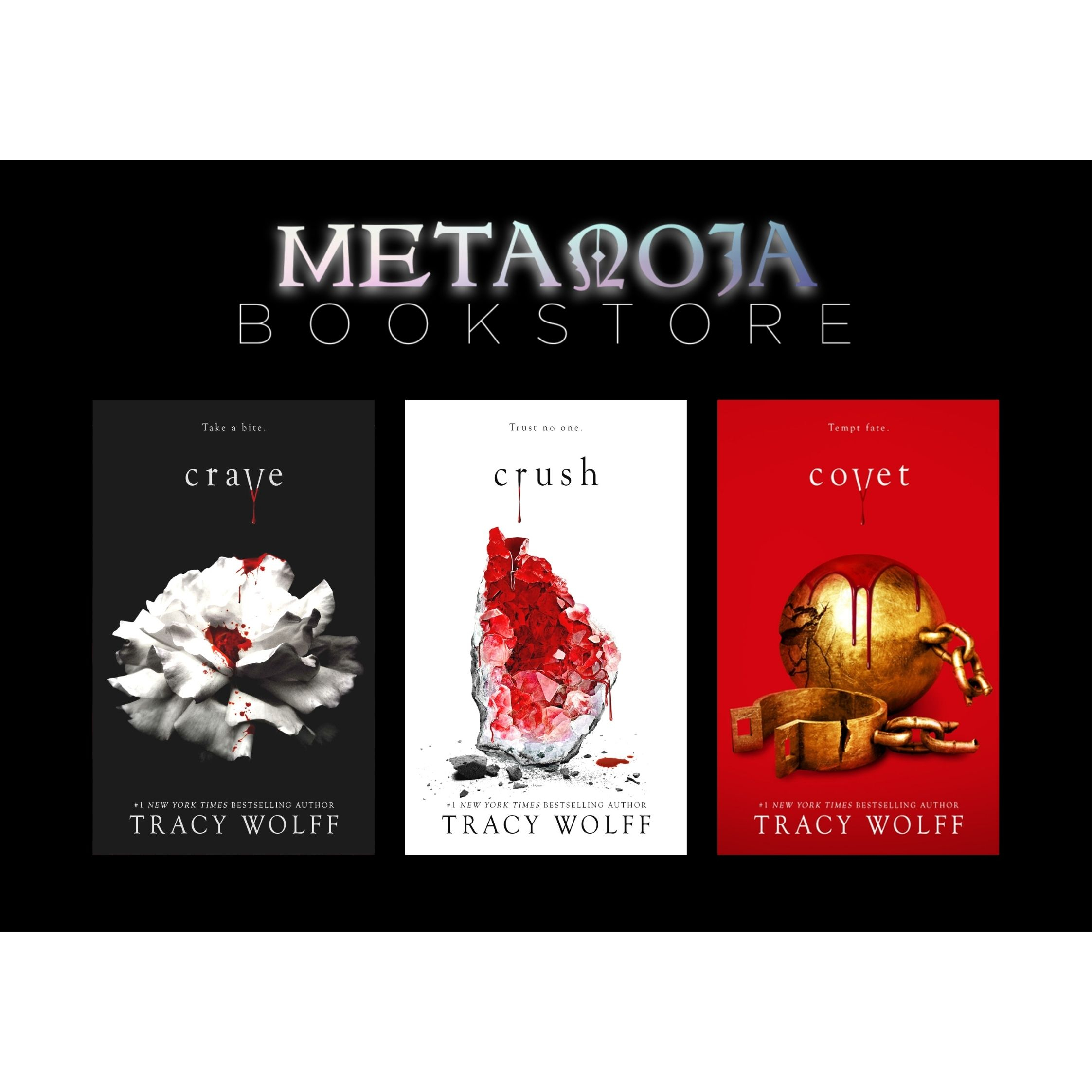 CRAVE SERIES – CRAVE, CRUSH, & COVET (HARDCOVER) BY TRACY WOLF | Shopee ...
