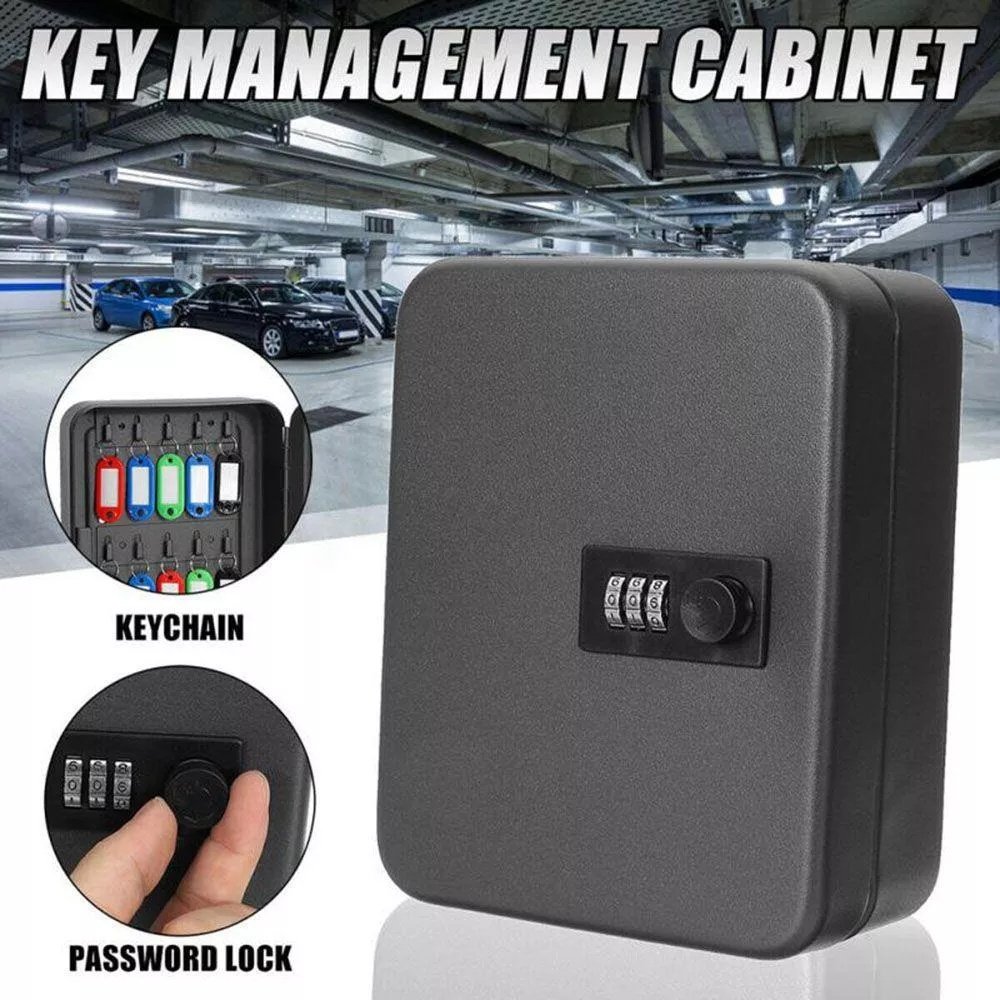 Home Storage Security Password Key Safe Box Combination Operated Lock ...