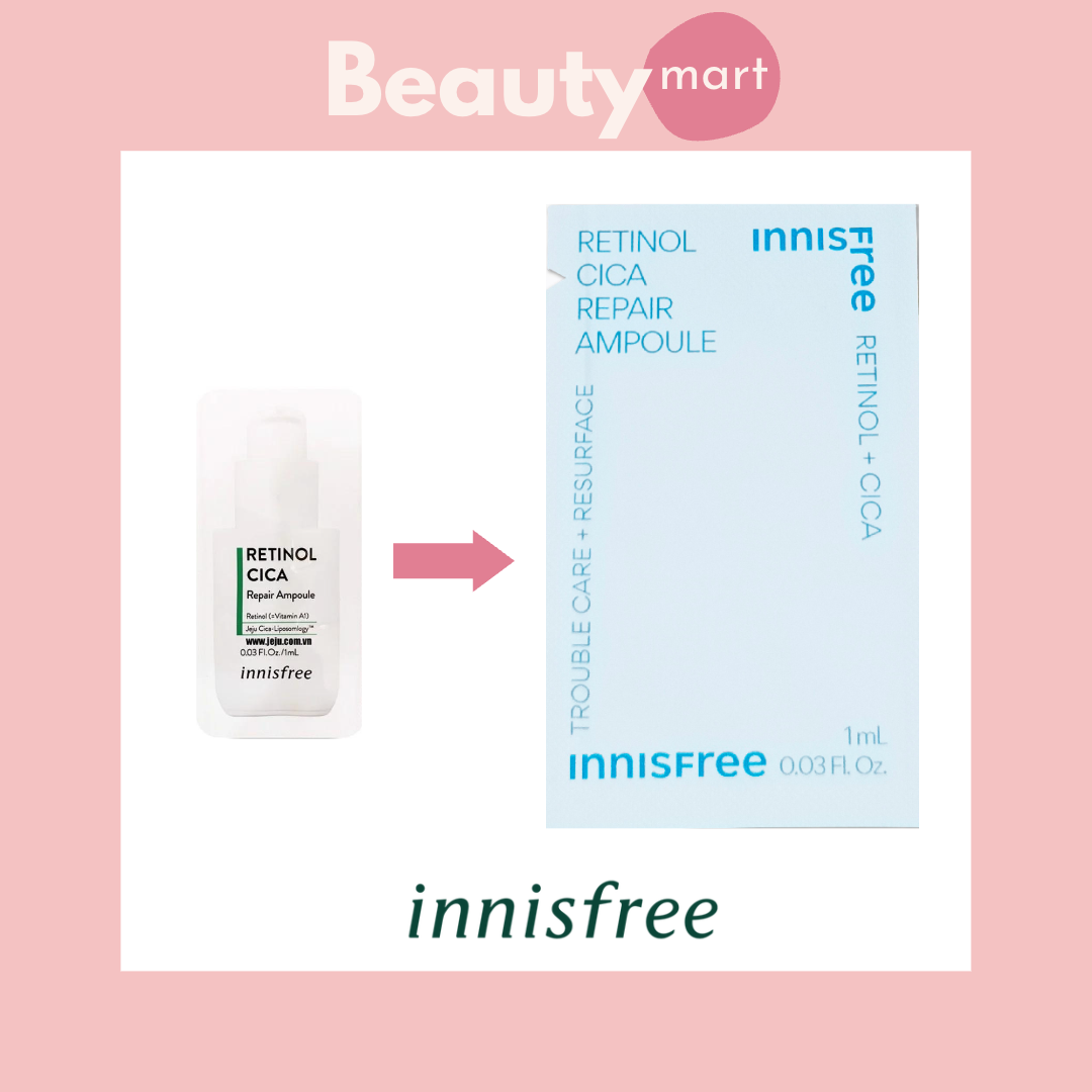 SACHET Innisfree Retinol Cica Repair Ampoule Sachet Sample 1ml | Shopee ...