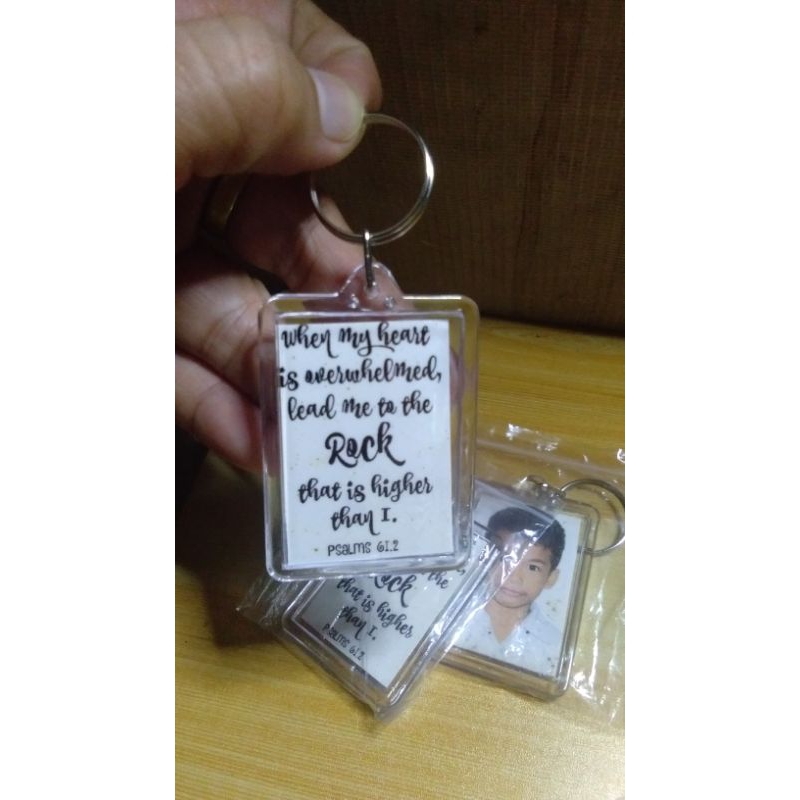 ACRYLIC PLASTIC SQUARE KEYCHAIN PHOTO INSERT SOUVENIR | Shopee Philippines