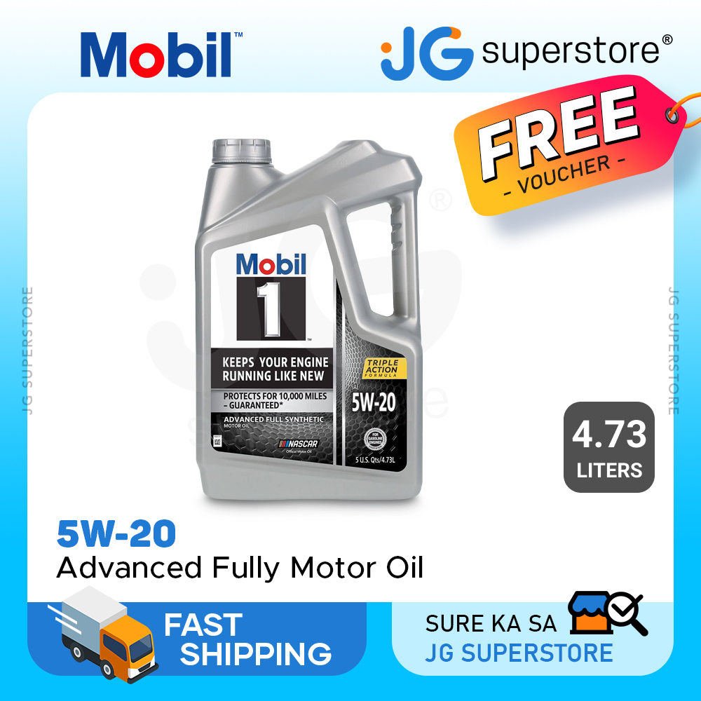 [CLEARANCE] Mobil 1 5W-20 Advanced Fully Synthetic Motor Oil for ...