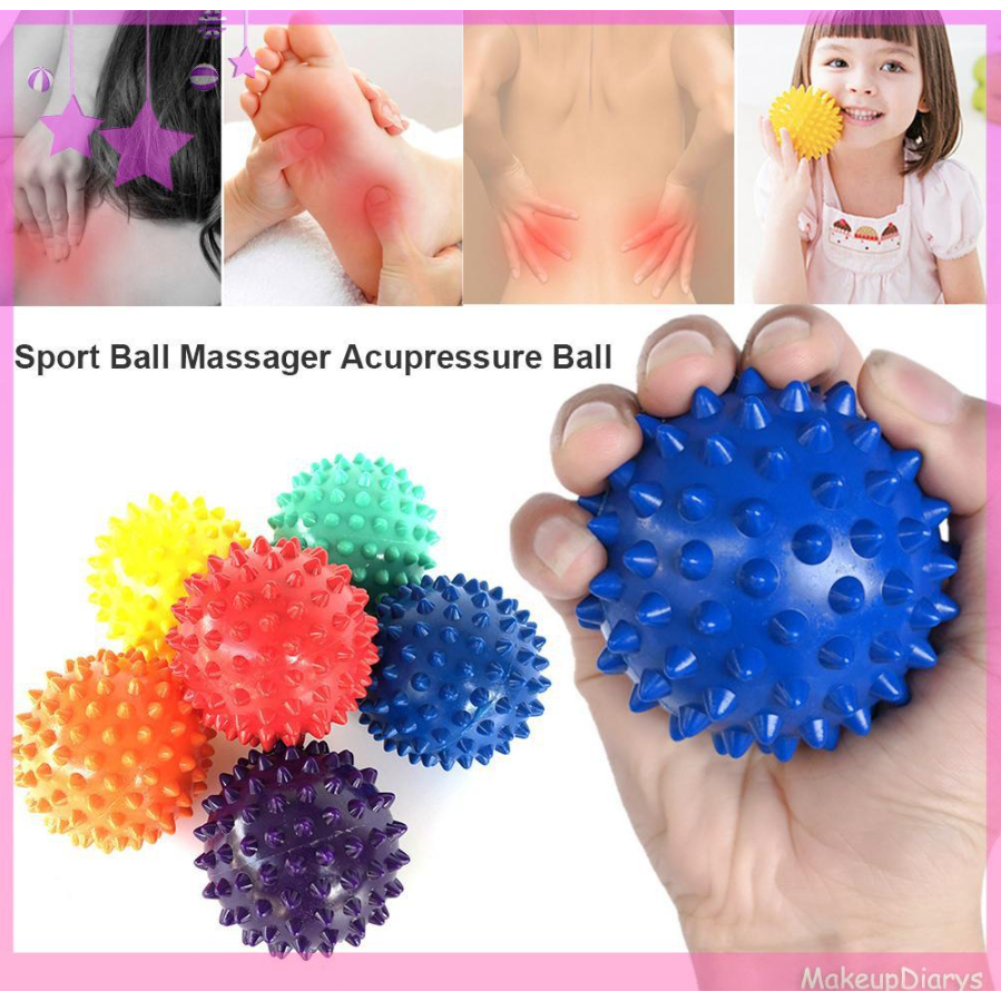 Spiky Ball Massage Trigger Point Hand Exercise Stress Relief Spikey ...