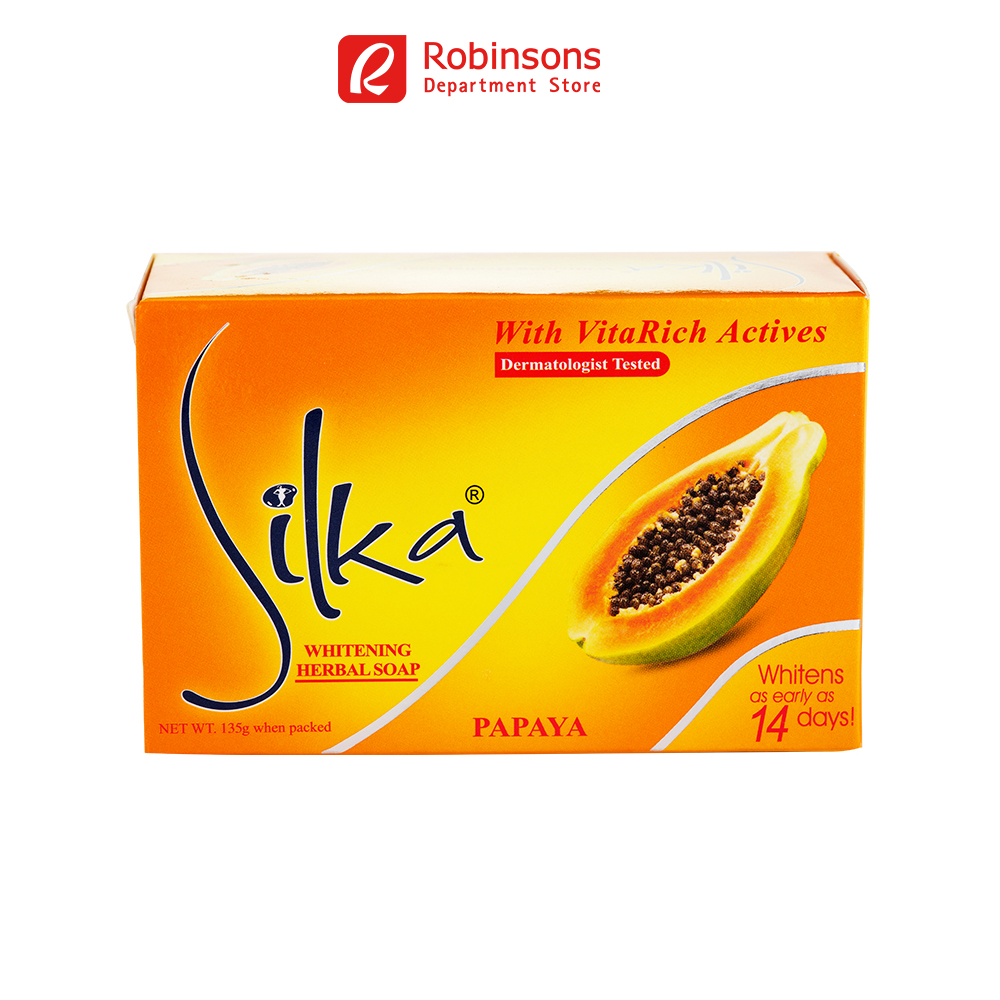 Silka Papaya Whitening Soap 135g | Shopee Philippines