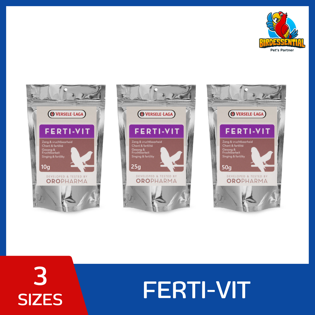 Versele Laga Ferti-Vit repacked (Fertivit) Multi-vitamin mix for better ...