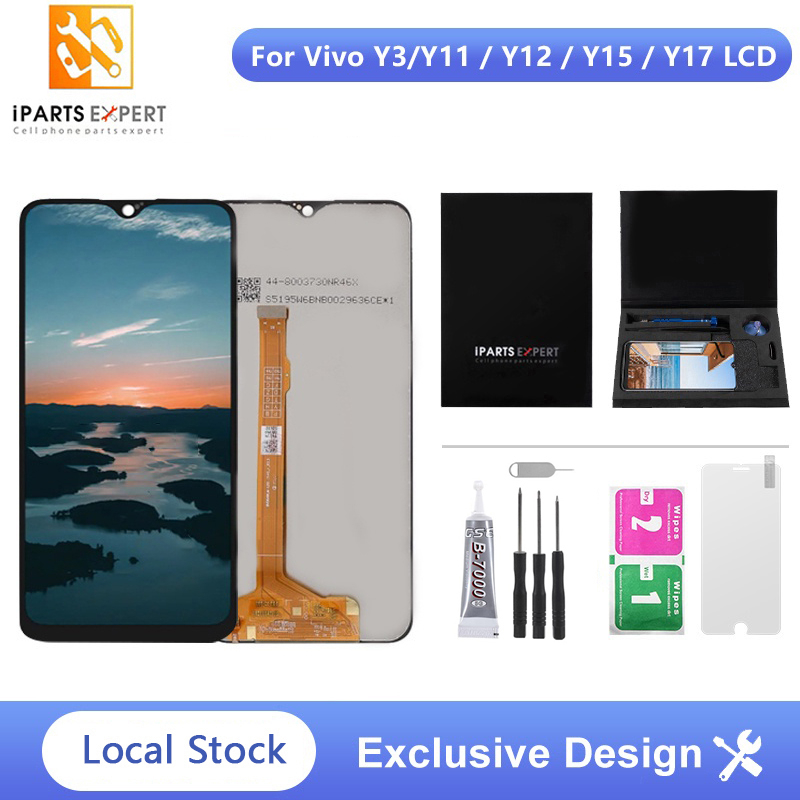 IPARTSEXPERT Original Lcd For Vivo Y11 Y12 Y15 Y17 Original Lcd Frame Replacement Touch Screen ...