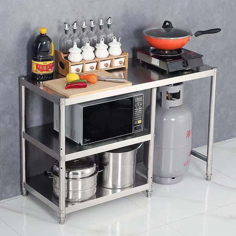 4 Levels Kitchen Organizer Storage Rack Stainless Steel Kitchen Rack ...