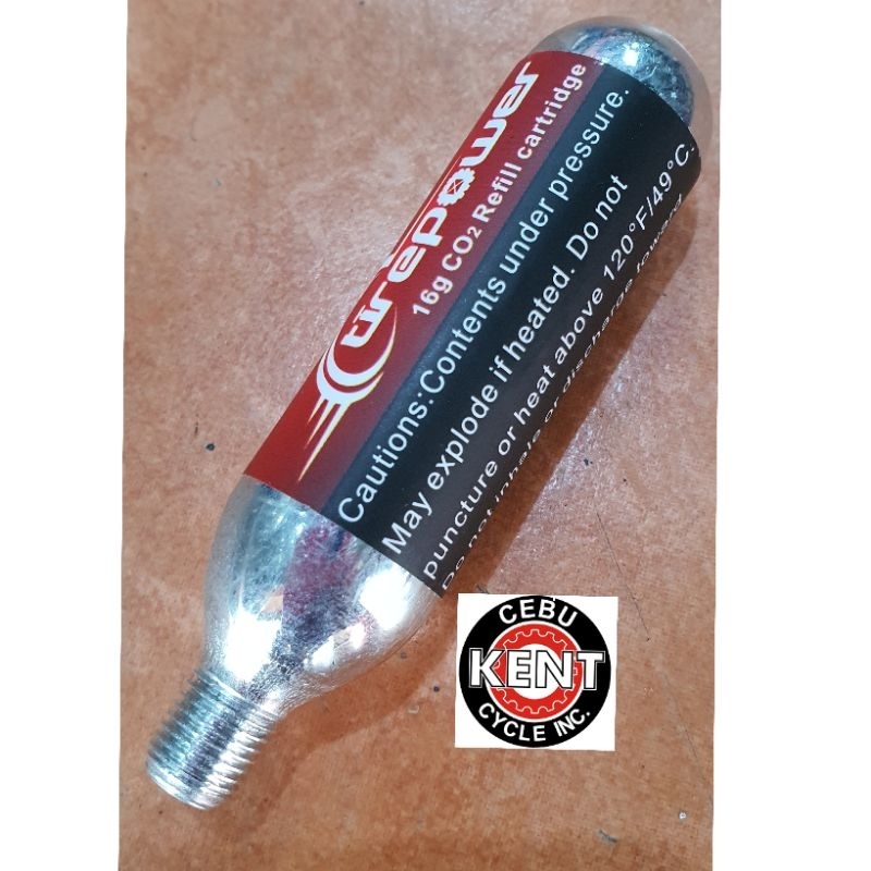 16grams CO2 Tire Power RL Cartridge Tank Threaded C02 | Shopee Philippines