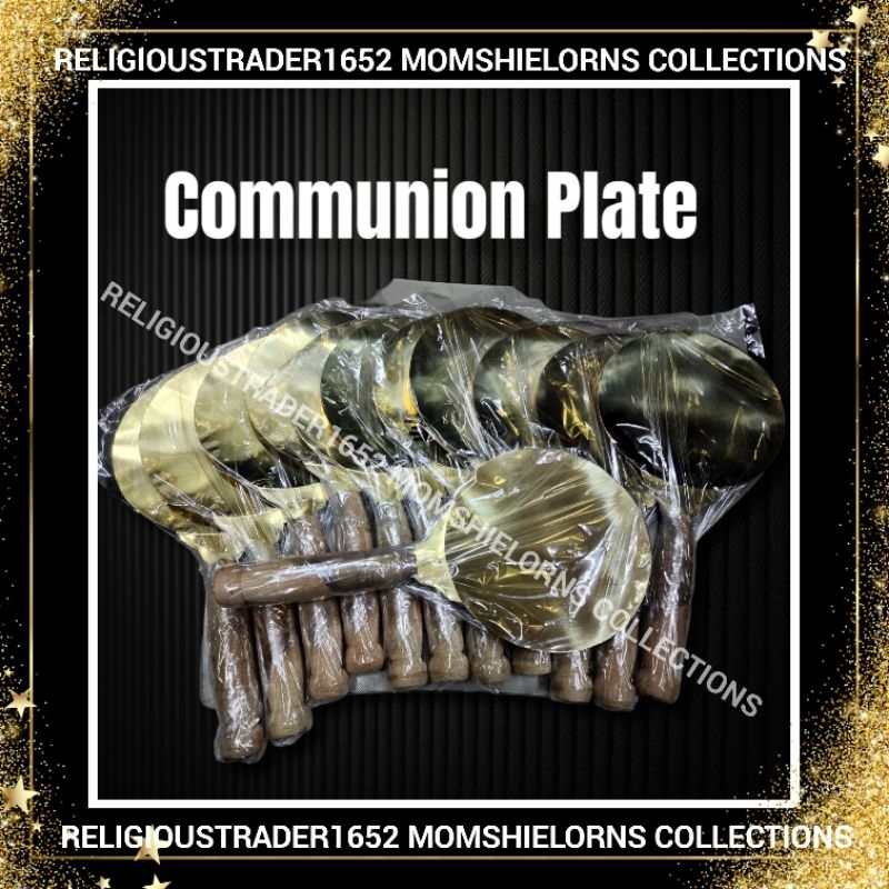 Premium Communion Plate 11.75" Brass | Host | Ostya | Shopee Philippines