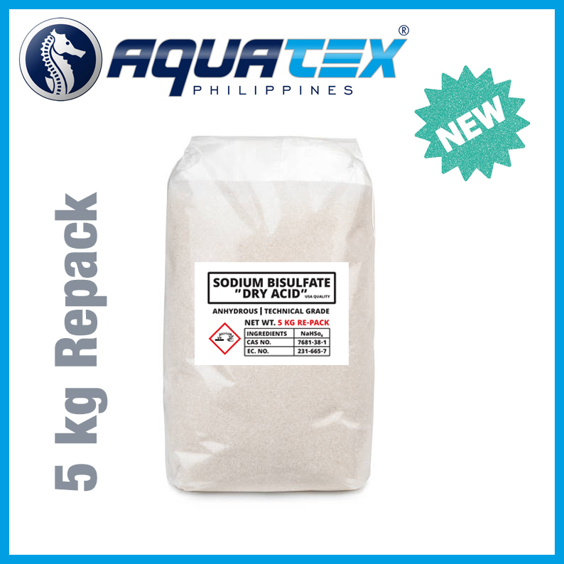 AQUATEX Pool Dry Acid pH and Alkalinity Reducer for Swimming Pools 5kg ...