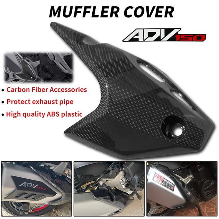 HONDA ADV 150 Carbon Fibre Accessories Footstep Cover Handle Mount ...