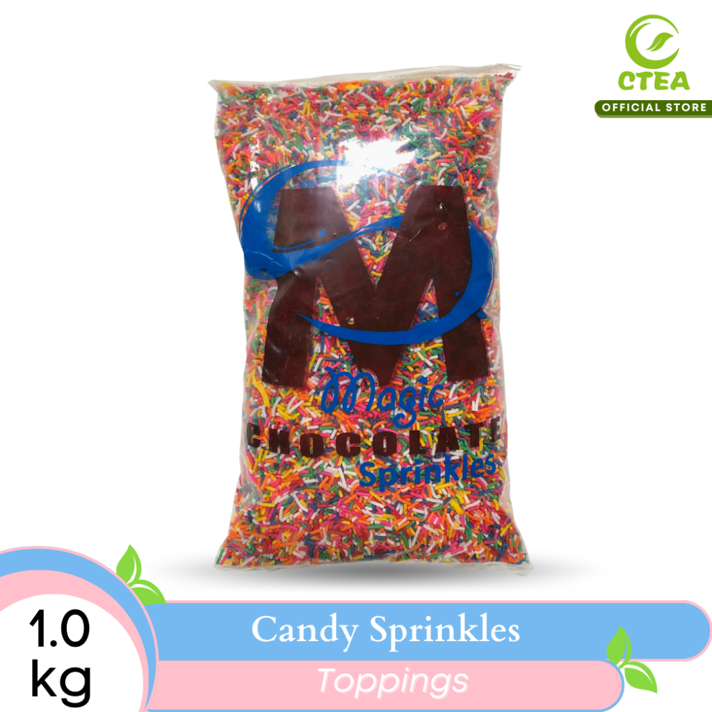 Magic Candy Rainbow Sprinkles (1 kg) Cake Toppings / Cupcake / Sprinkle ...