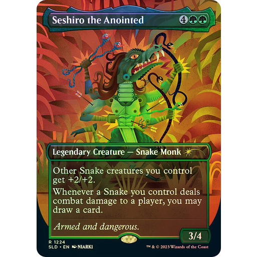 Magic the Gathering | Seshiro the Anointed (Ssssssnakessssss Secret ... Magic the Gathering | Seshiro the Anointed (Ssssssnakessssss Secret ...