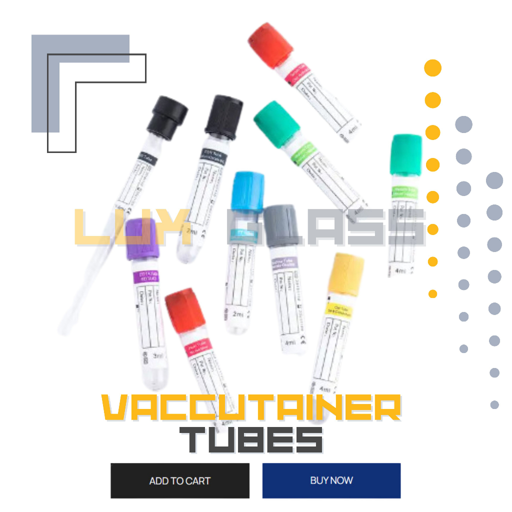 Vaccutainer Tubes | Blood Collections Tubes (Red, Purple, Green, Blue ...