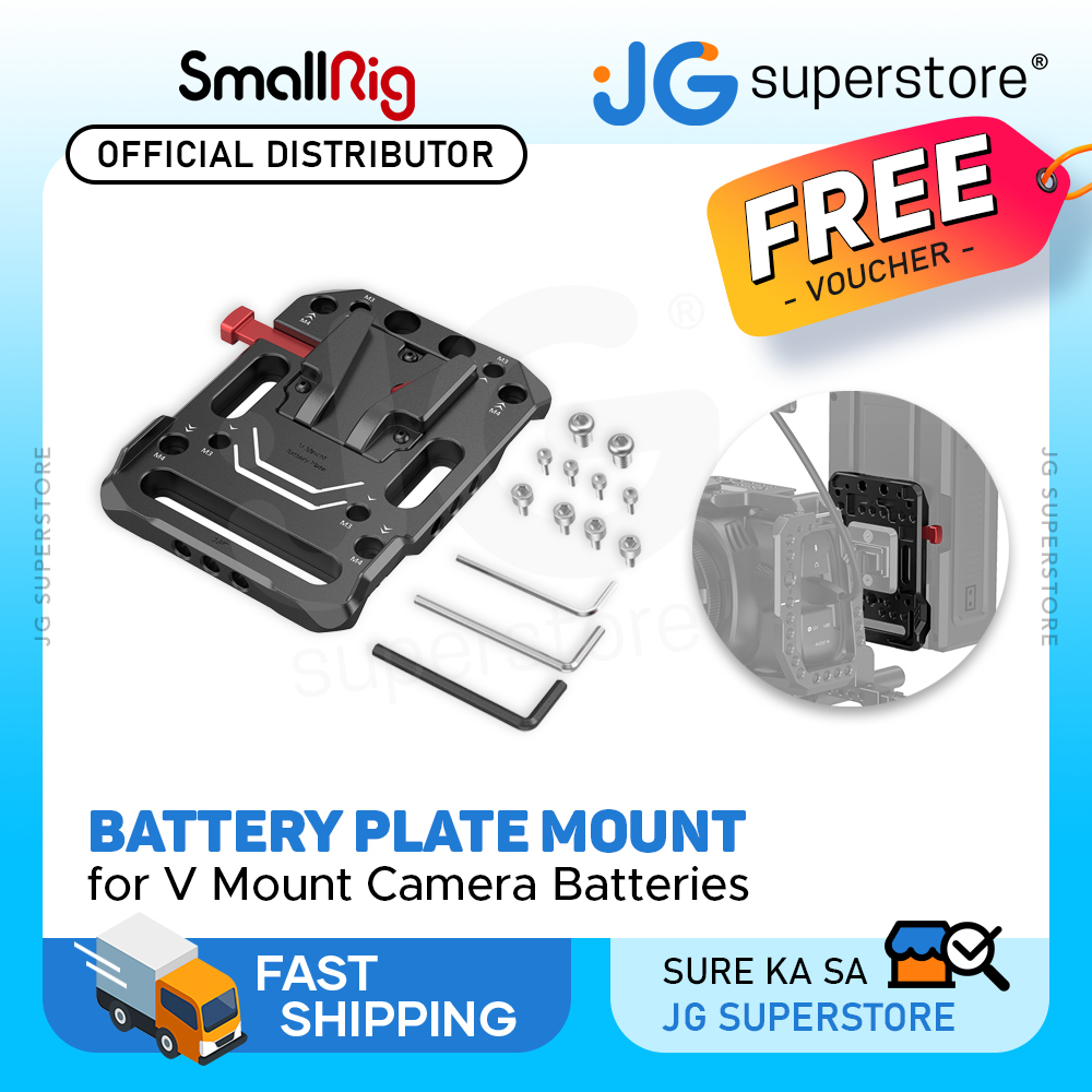SmallRig Universal V Mount Battery Plate for Cameras V Mount Batteries ...