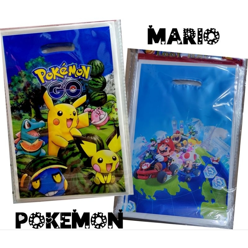 LOOT BAGS (10s): POKEMON / MARIO BROTHERS / SPACE / ASTRONAUT THEMED ...
