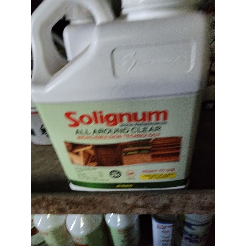 Solignum for ANAY GALLON Clear/Brown for wood | Shopee Philippines