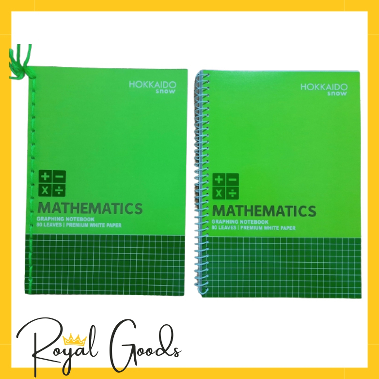 Hokkaido Snow Math Mathematics Graphing Notebook | Shopee Philippines