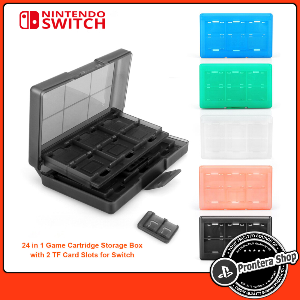 Nintendo Switch 24+2 Slots Game Cartridge & Memory Card Case Holder ...