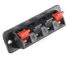 SPEAKER TERMINAL MONO THICK 4 PIN 2.5X1 [1pc] | Shopee Philippines