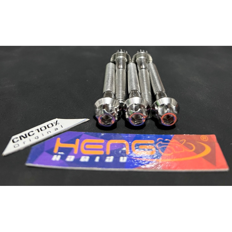 HENG Crankcase Bolt for Honda Click 125, 150 V1, V2 & V3 CNC (5 PCs ...