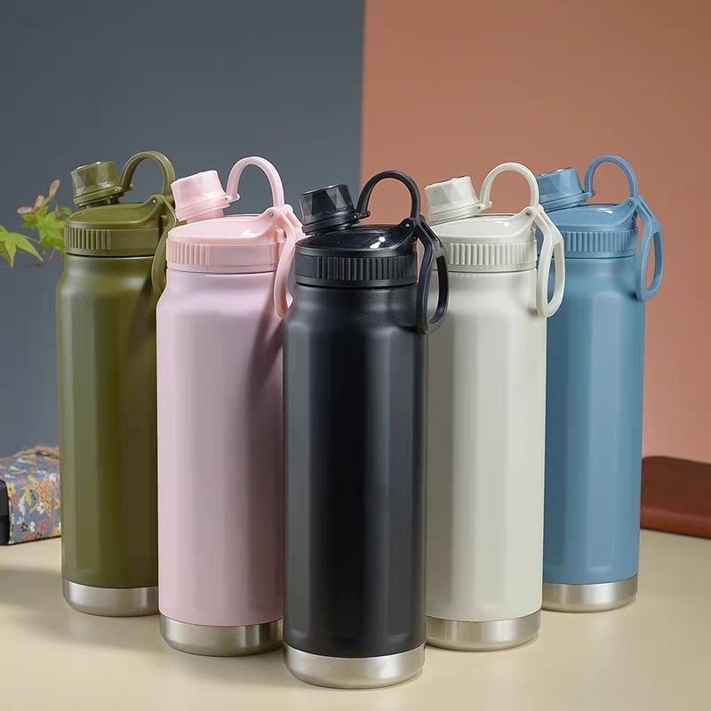 Vacuum double-layer cold thermos/thermos, with 24-hour heat ...