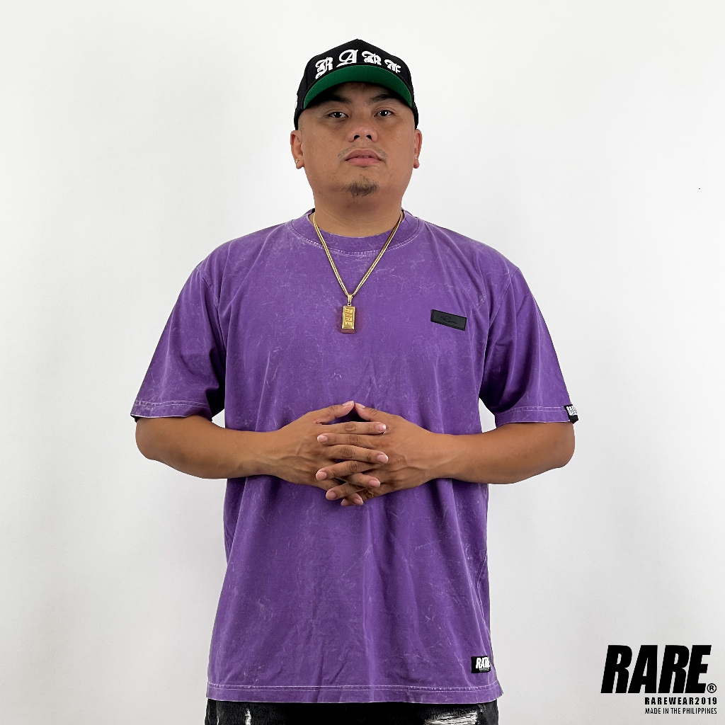 RARE SIGNATURE PATCH ACID WASH SHIRT AMETHYST | Shopee Philippines