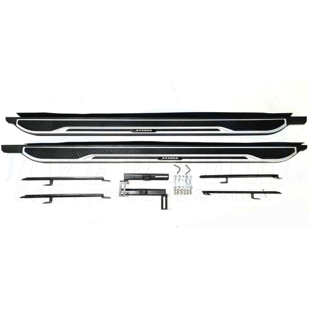 Two Tone Design Stepboard Running Board for Toyota Avanza 2022 to 2023 ...