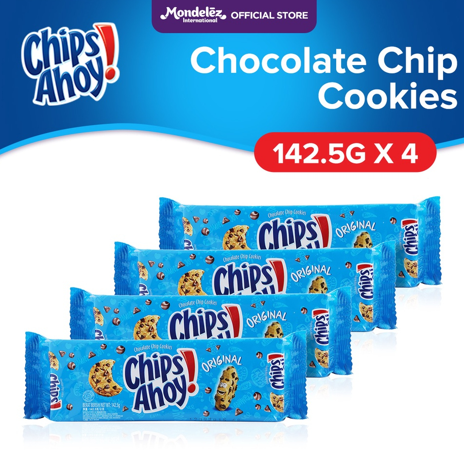 Chips Ahoy! Chocolate Chip Cookies 142.5g (Set of 4) | Shopee Philippines