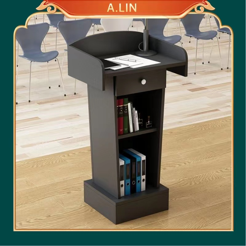 Upgraded small modern podium welcome desk speech desk reception desk ...