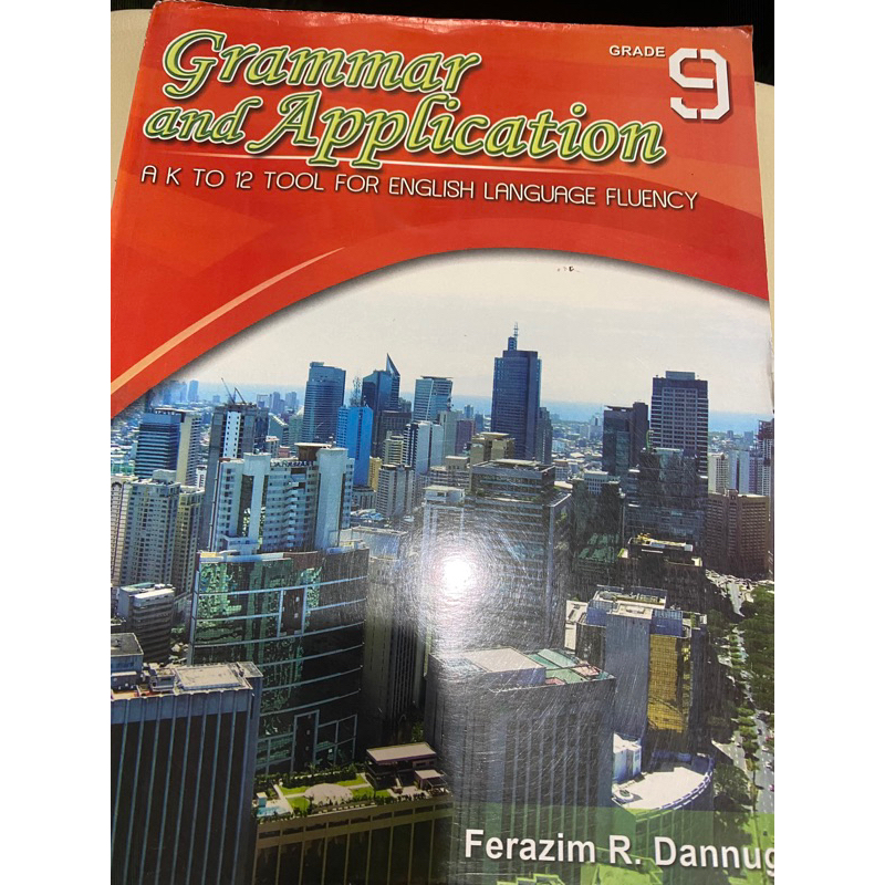 Grammar and Application Grade 9 | Shopee Philippines