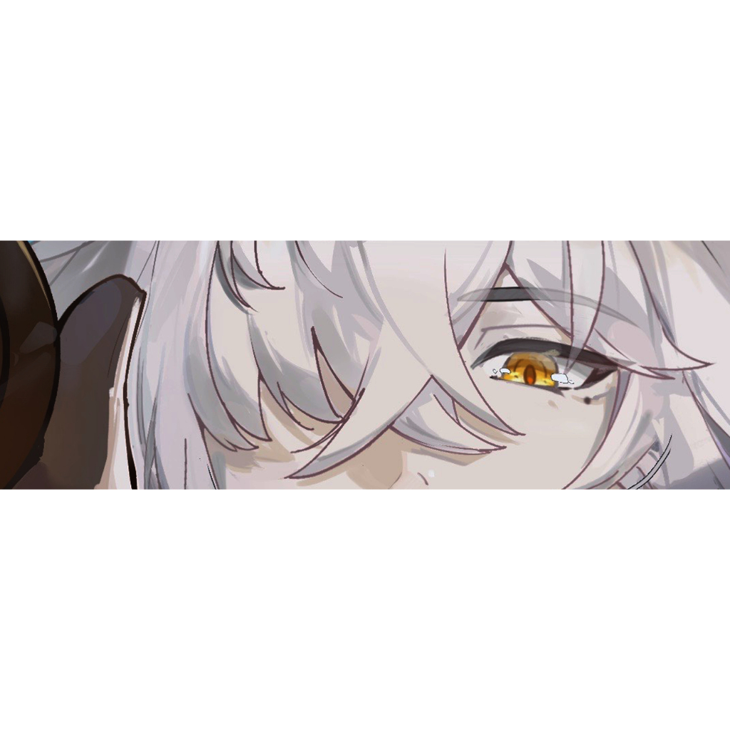 Honkai: Star Rail JING YUAN [ EYE SLAP & POTRAIT CARD STICKER ...