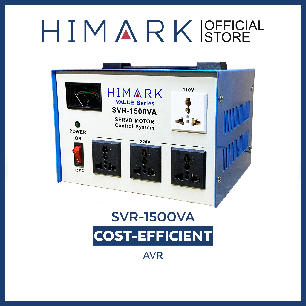 HIMARK SVR-1500 VA Automatic Voltage Regulator (AVR) | Shopee Philippines