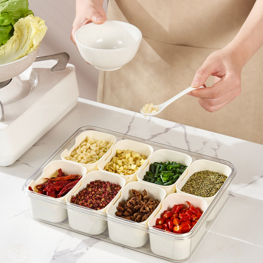 On The Go Meal Container Stackable Fridge Keeper Snack Serving ...