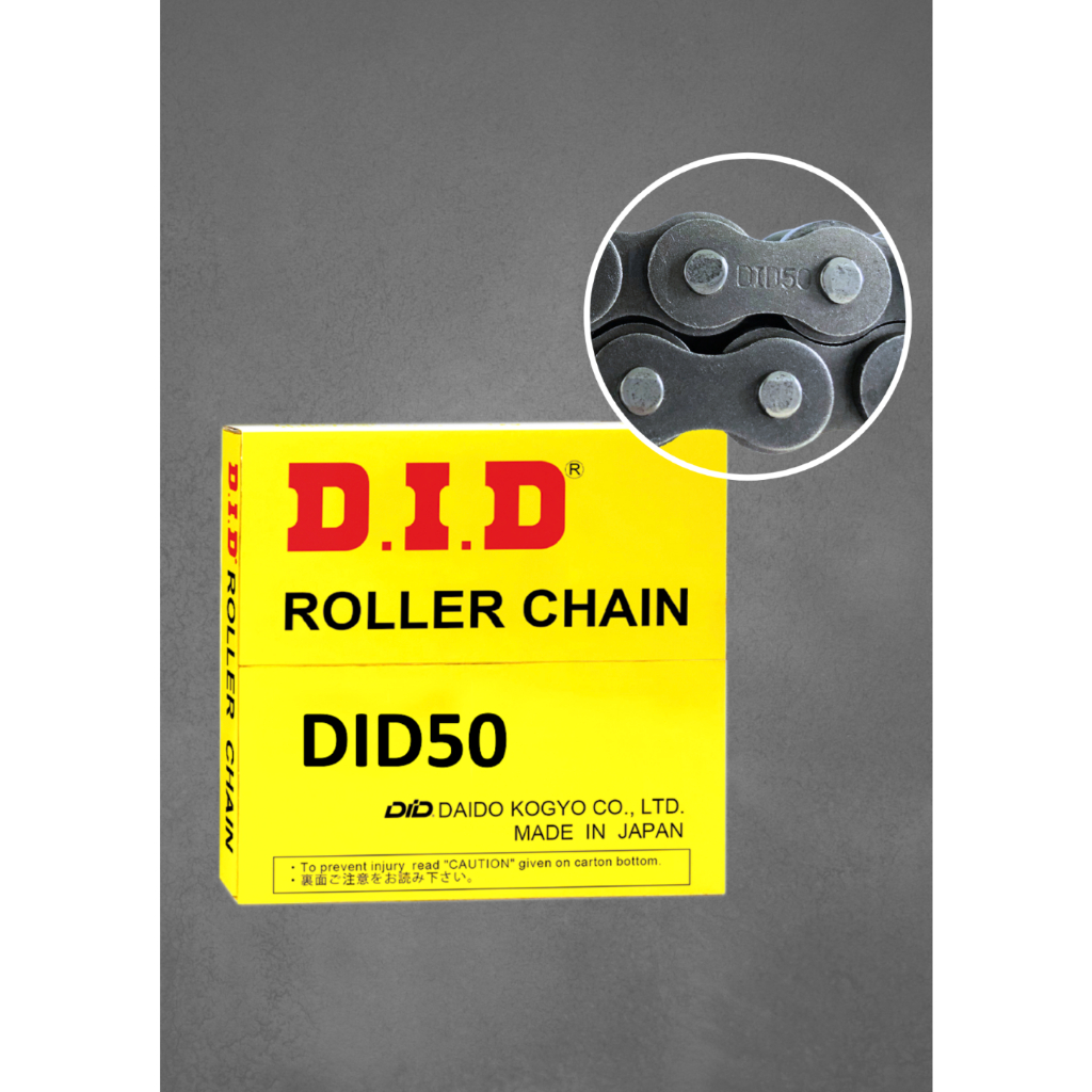 D.I.D Industrial Roller Chain DID40,50,60,80 X 10 FT | Shopee Philippines