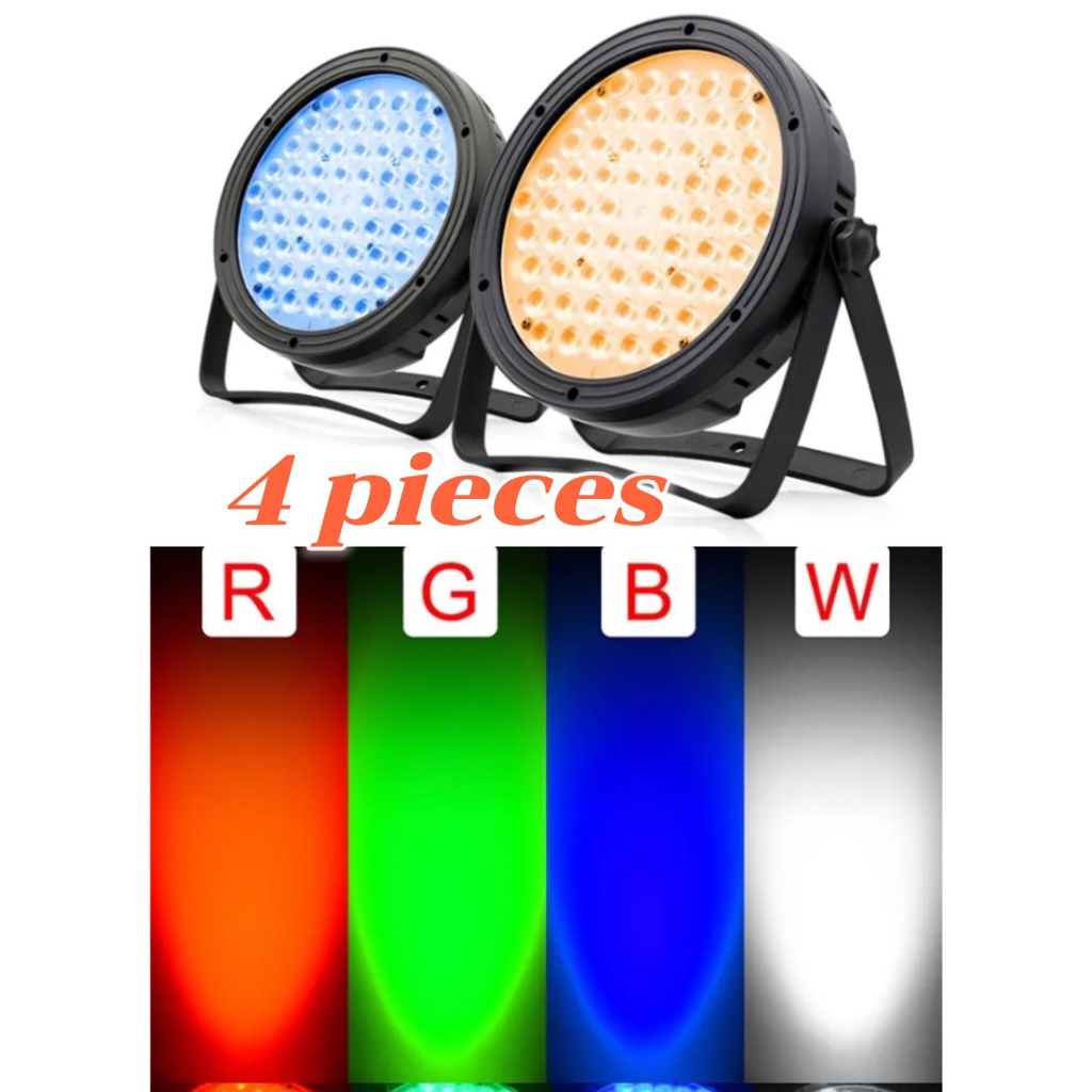 Big Dipper LP001 new version (4pcs) 3W 54 RGBW LED Par Light Stage ...