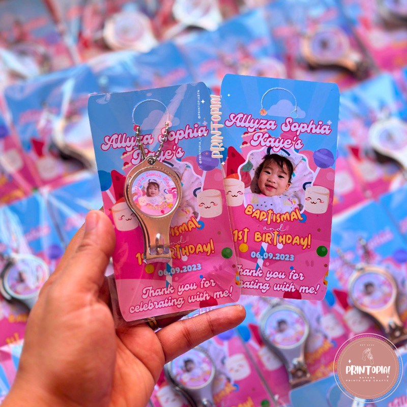 Personalized Nail Cutter Nail Clipper Keychain Bottle Opener Souvenir ...