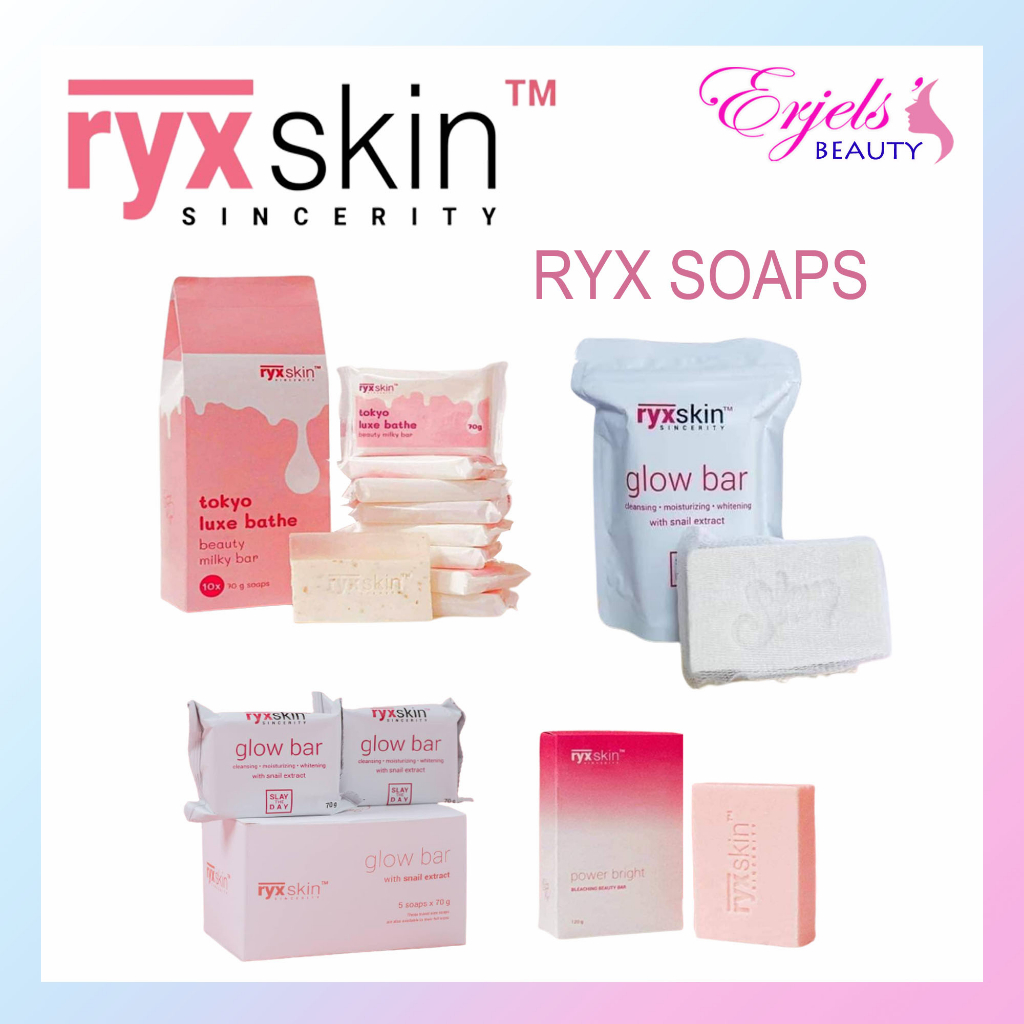 RYX Skin Soaps Glow Bar | Tokyo Luxe Bathe | Power Bright | Shopee ...