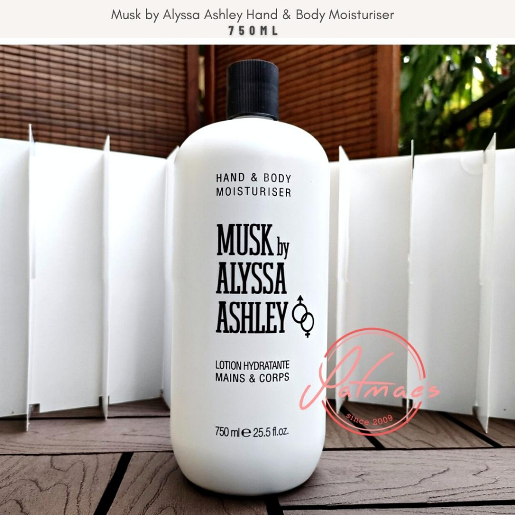 Alyssa Ashley Musk Moisturiser Hand and Body Lotion 500 / 750mL (sold ...