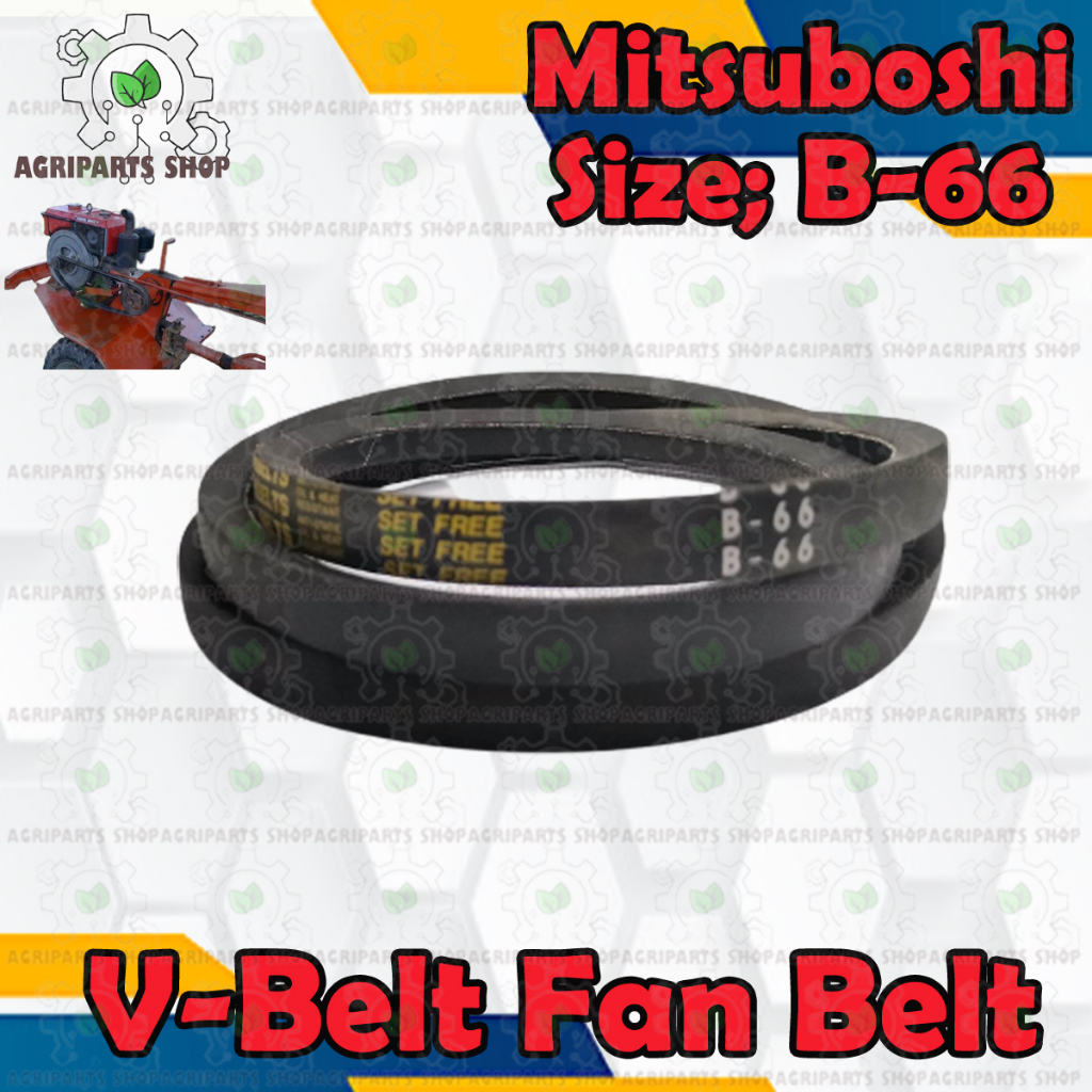 Fan Belt Vbelt V-Belt B-66 B66 Mitsuboshi | Shopee Philippines