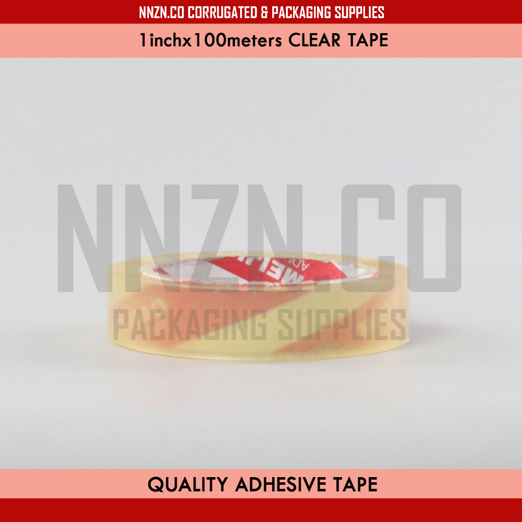 NNZN Clear 1inch x 100meters Tape | Shopee Philippines