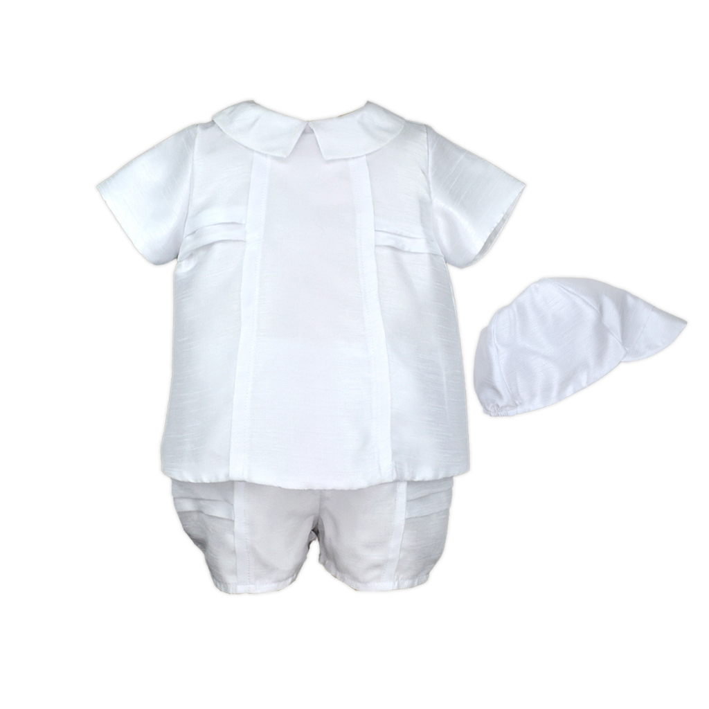 Periwinkle Baby Boy Georges Christening set with Hat | Shopee Philippines