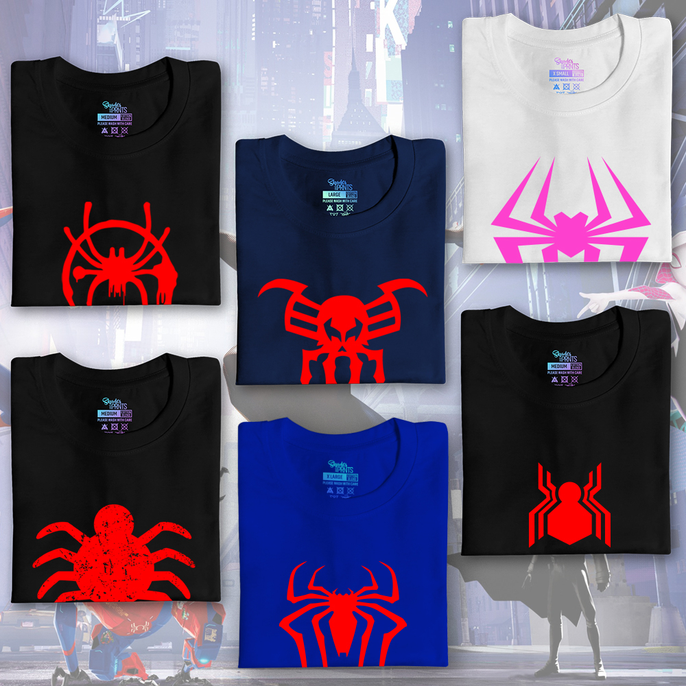 Spiderman Logo Spiderverse Marvel Comics Shirt Streetwear Customized ...
